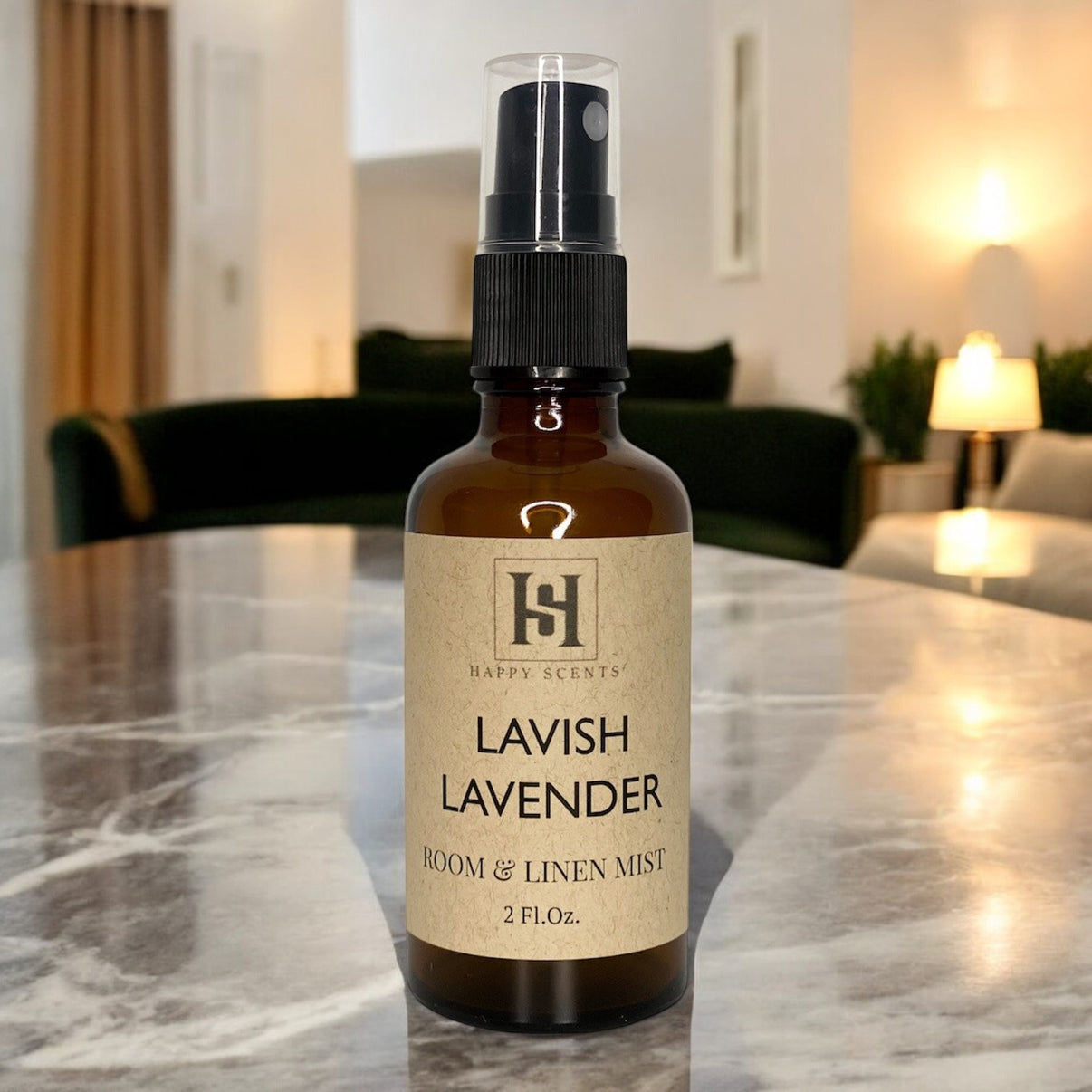 Lavish Lavender Room & Linen Mist | Air Freshener | Happy Scents